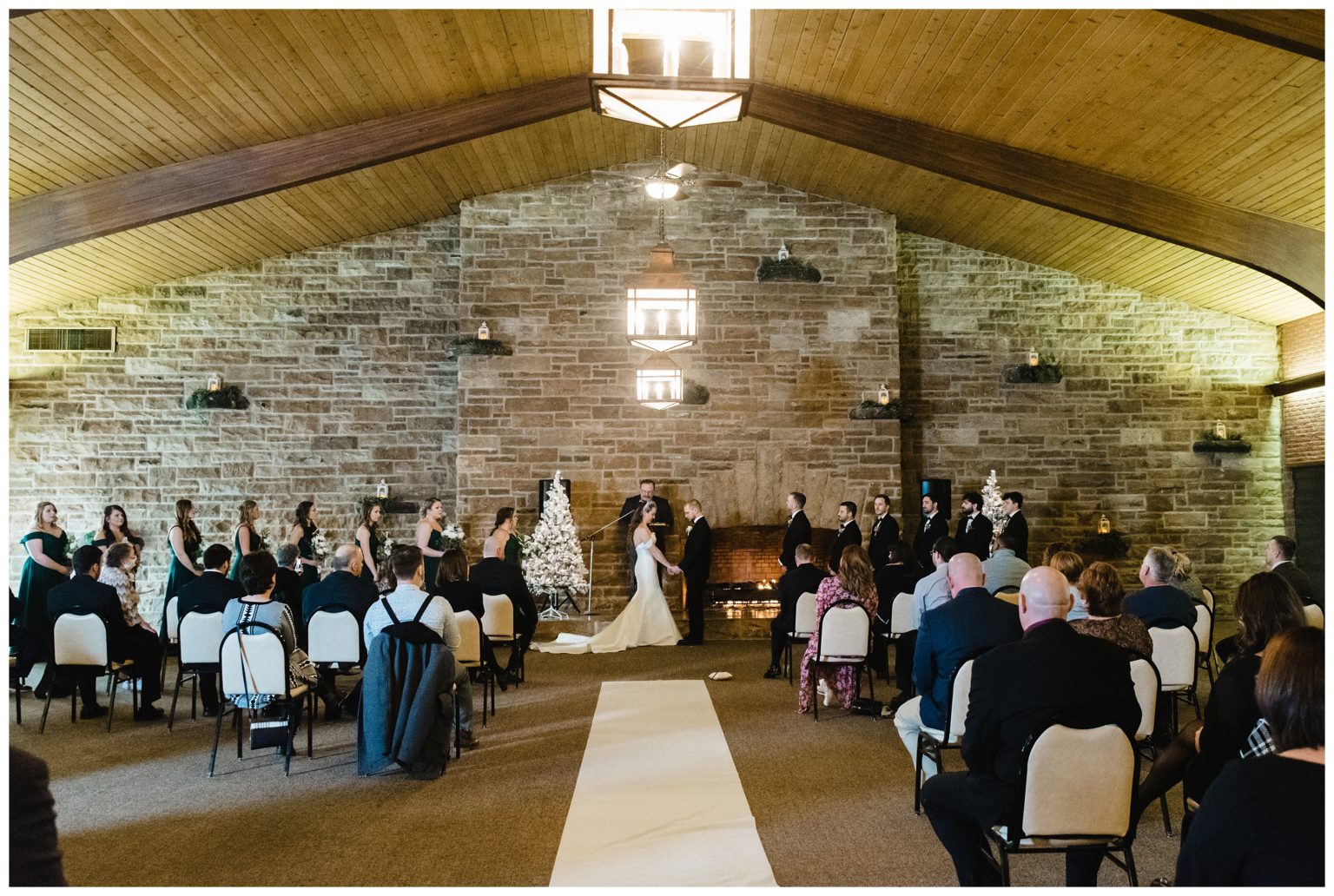 Ceremony at Laube Hall, Freeport, PA | Marlee & Jeremy | Katie Louise ...